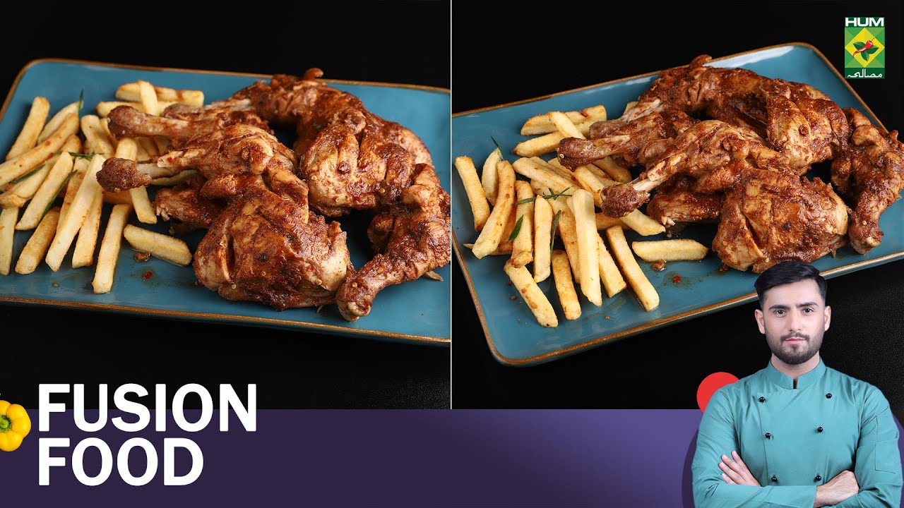 Bakery Almond Cake and Steam Chicken Roast | Fusion Food | Saad Butt ...