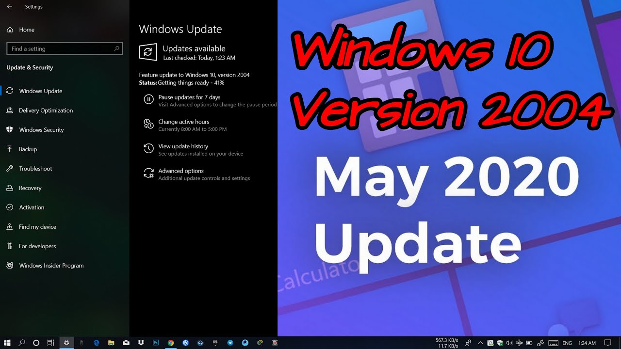 Windows 10 Version 2004 Update Review - YouTube