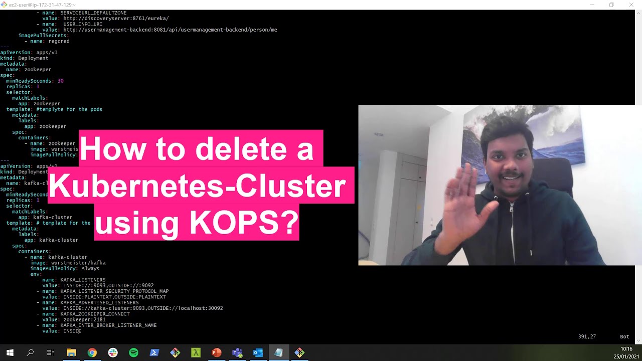 How To Delete A Kubernetes Cluster Using Kops Youtube