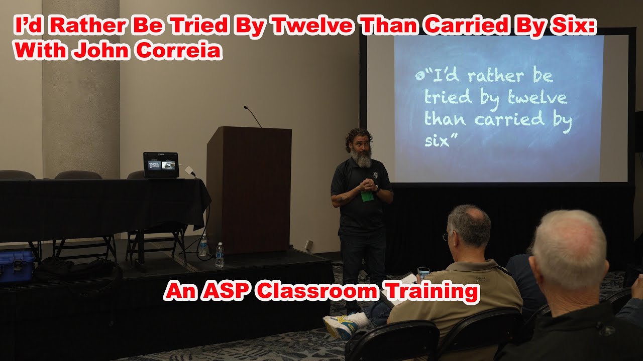 I’d Rather Be Tried By Twelve Than Carried By Six: With John Correia ...