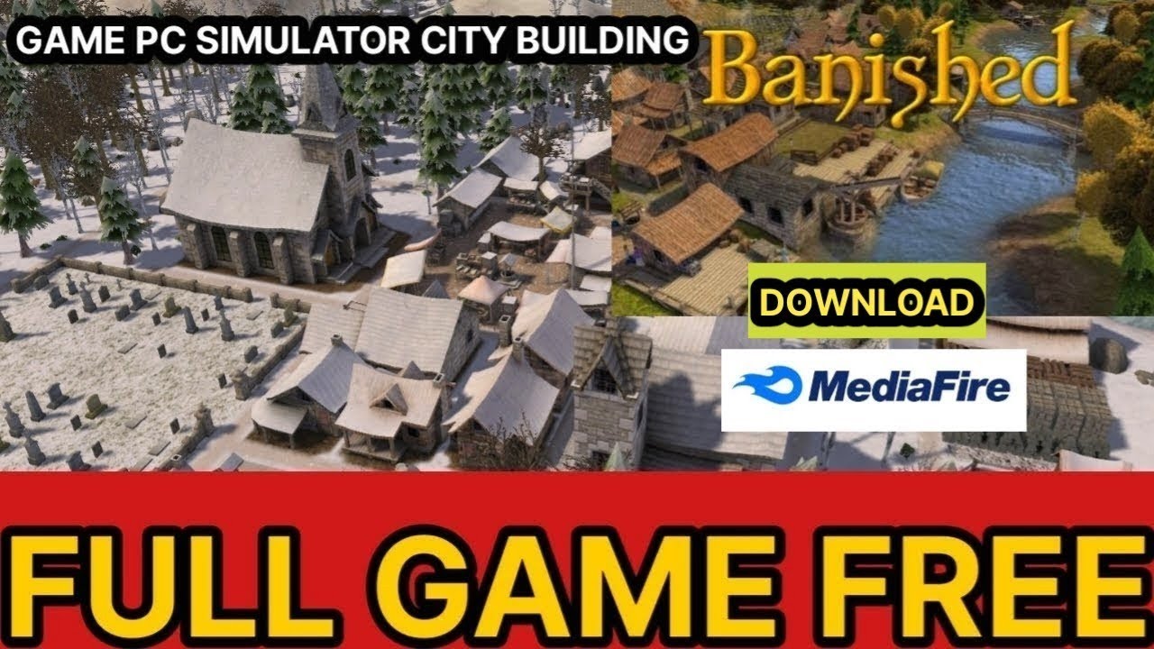 Mainkan Game Banished Simulator City Builder di PC Low End - YouTube