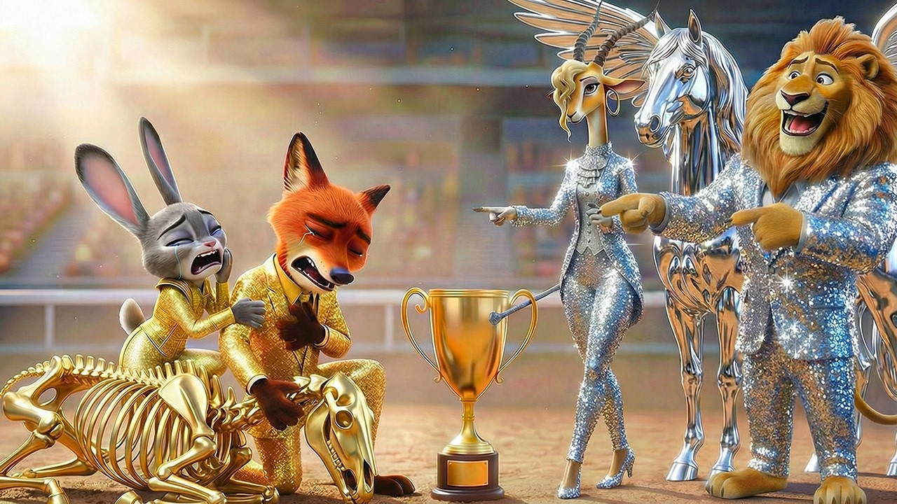 🏆🐎 Golden Family Wins Legendary Horse Race Championship – Zootopia ...