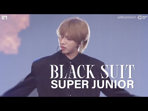 SUPER JUNIOR BLACK SUIT