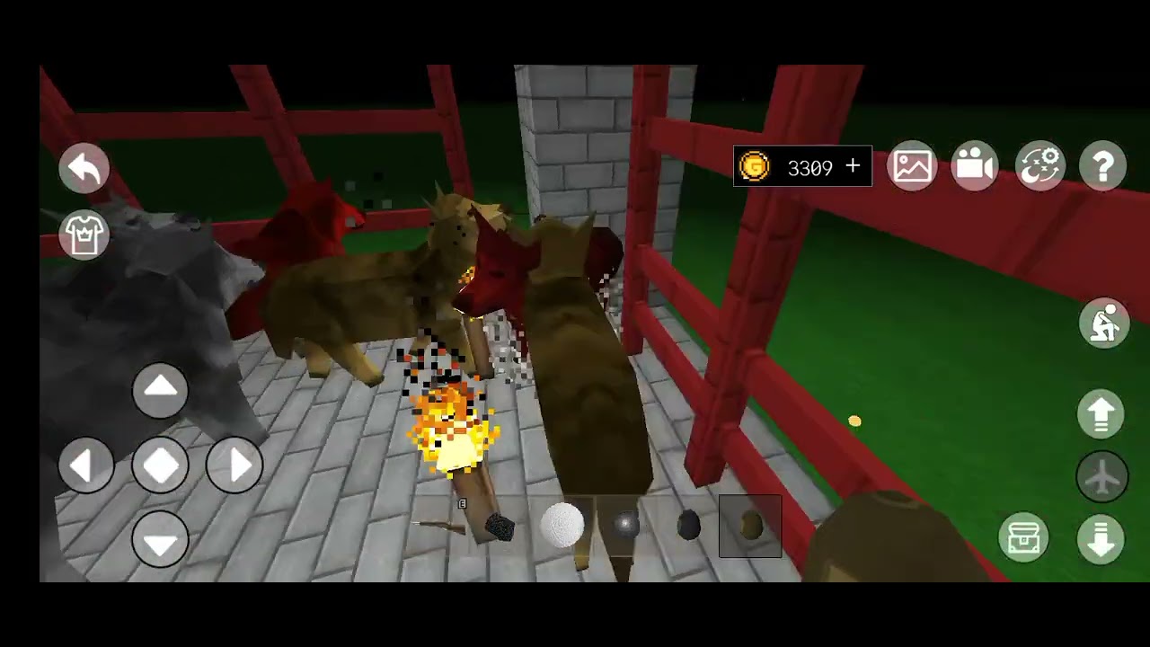 Fight coyote Gray Wolf coyote vs Gray Wolf in mini block craft - YouTube