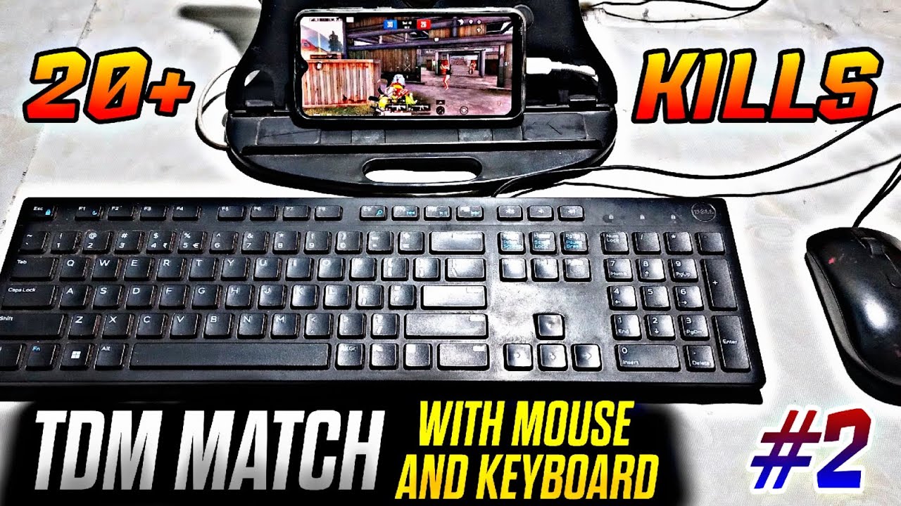 🔥Bgmi Gameplay With Mouse And Keyboard In Phone | Bgmi Gameplay | TDM ...