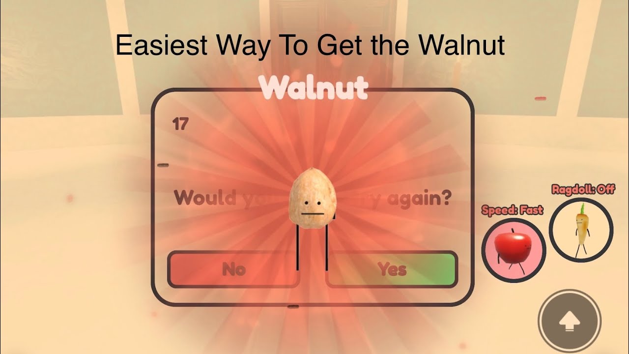 How to get the Walnut in Christmas food secret staycation - YouTube