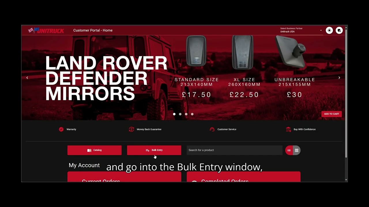 Unitruck B2B Portal Introduction & Instructions - YouTube