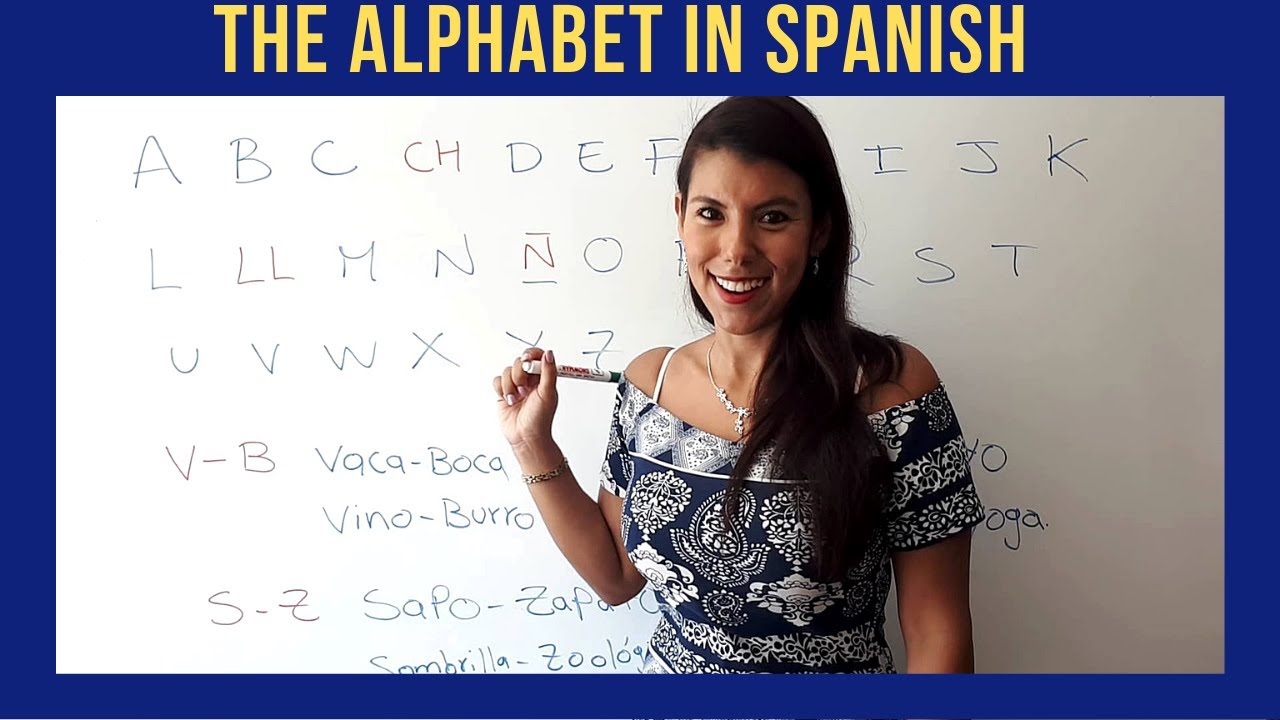 Learn Spanish Lesson 3: The Alphabet in Spanish (Letters and Sounds in ...