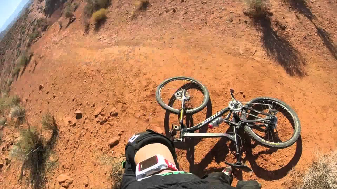 Technical Downhill Desert Mountain Biking HD Go-pro - YouTube