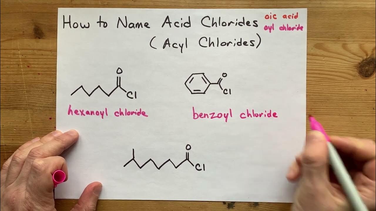 How to Name Acid Chlorides (Nomenclature) - YouTube