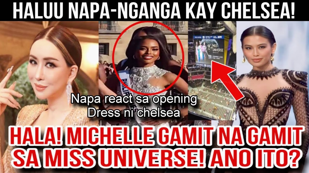 Haluu Tulala sa Opening Dress ni Chelsea Manalo at Michelle Gamit na ...