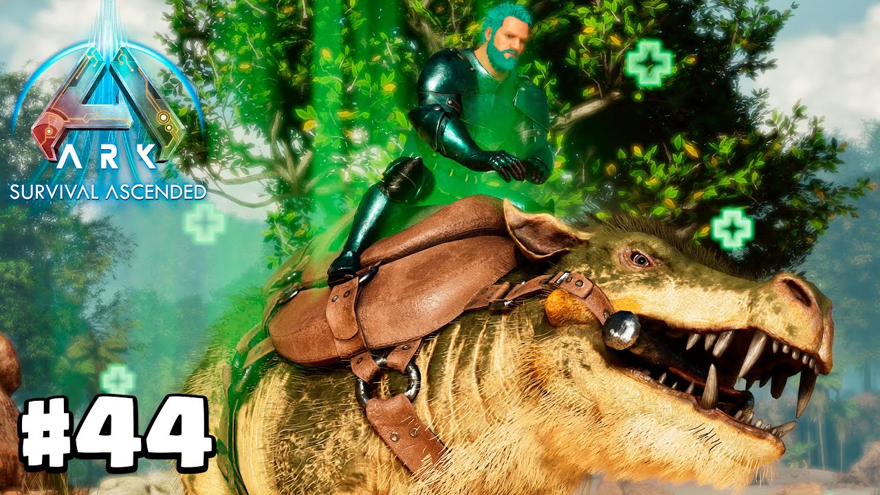 DOMANDO DAEDON , O DINO QUE CURA!- ARK: SURVIVAL ASCENDED - THE ISLAND ...