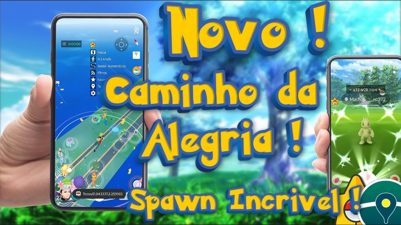 Novo Caminho Da Alegria Para Pegar Muitos Shinys Pokemon Go Coordenada