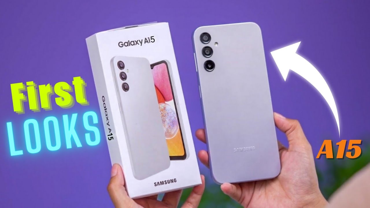 Samsung Galaxy A15 5G OFFICIAL First Look! - YouTube