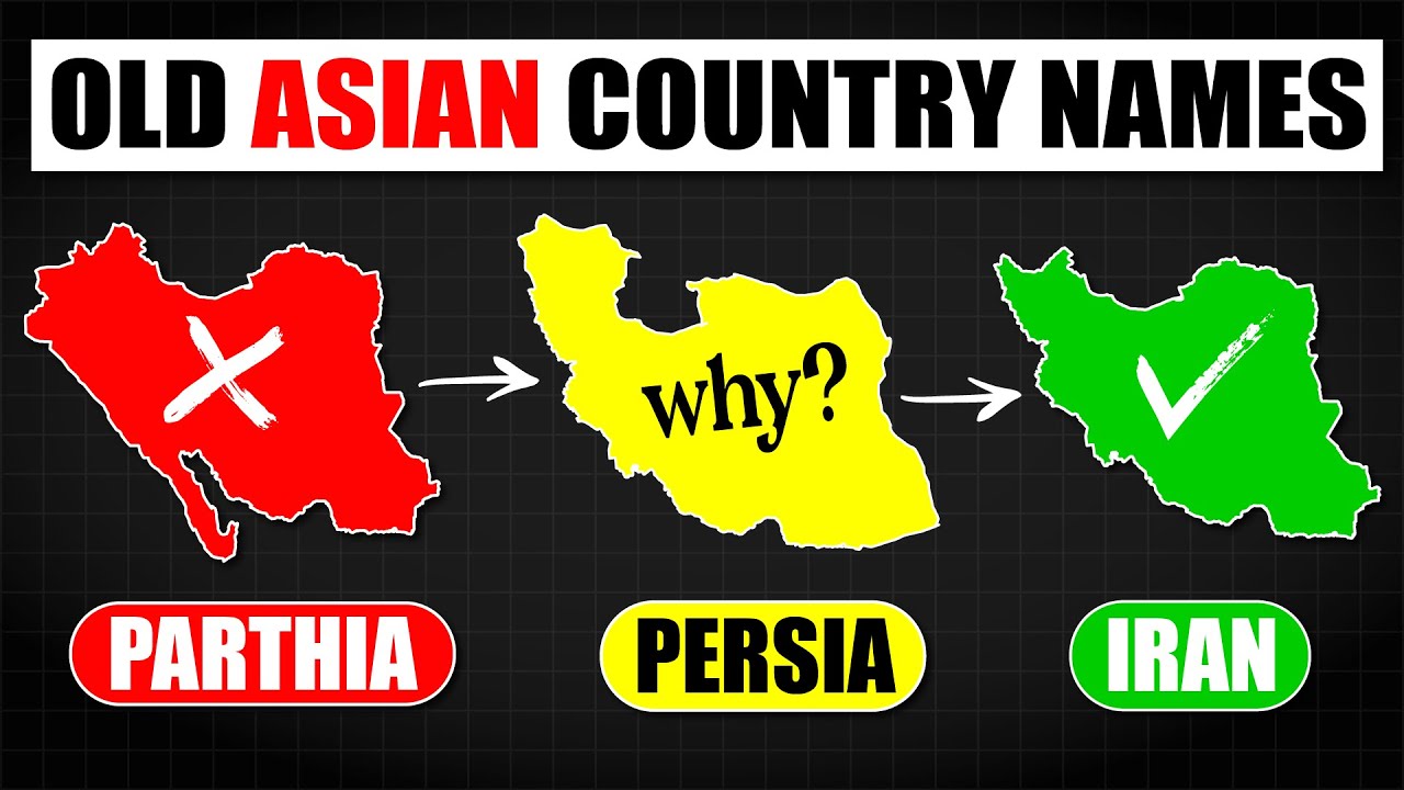 The Old Names Of ASIAN Countries (& Why They Changed) - YouTube