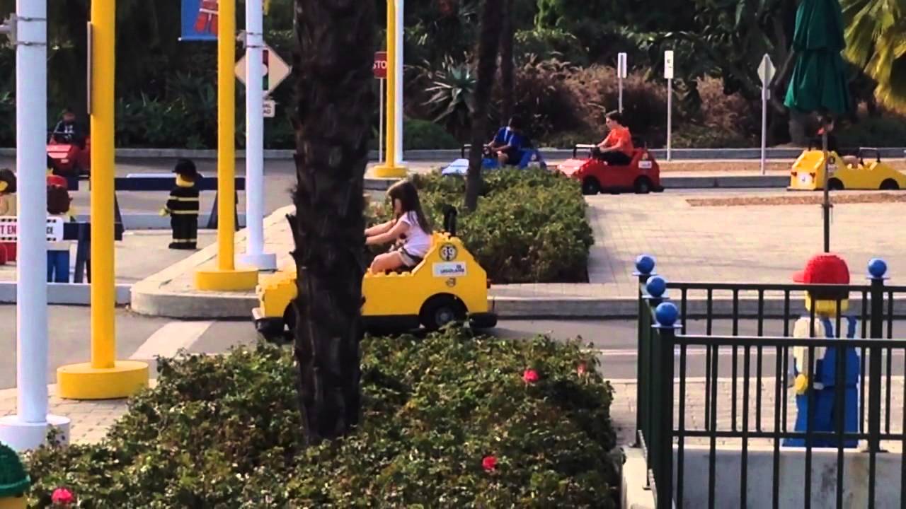 Sydney earns her drivers license at Legoland - YouTube