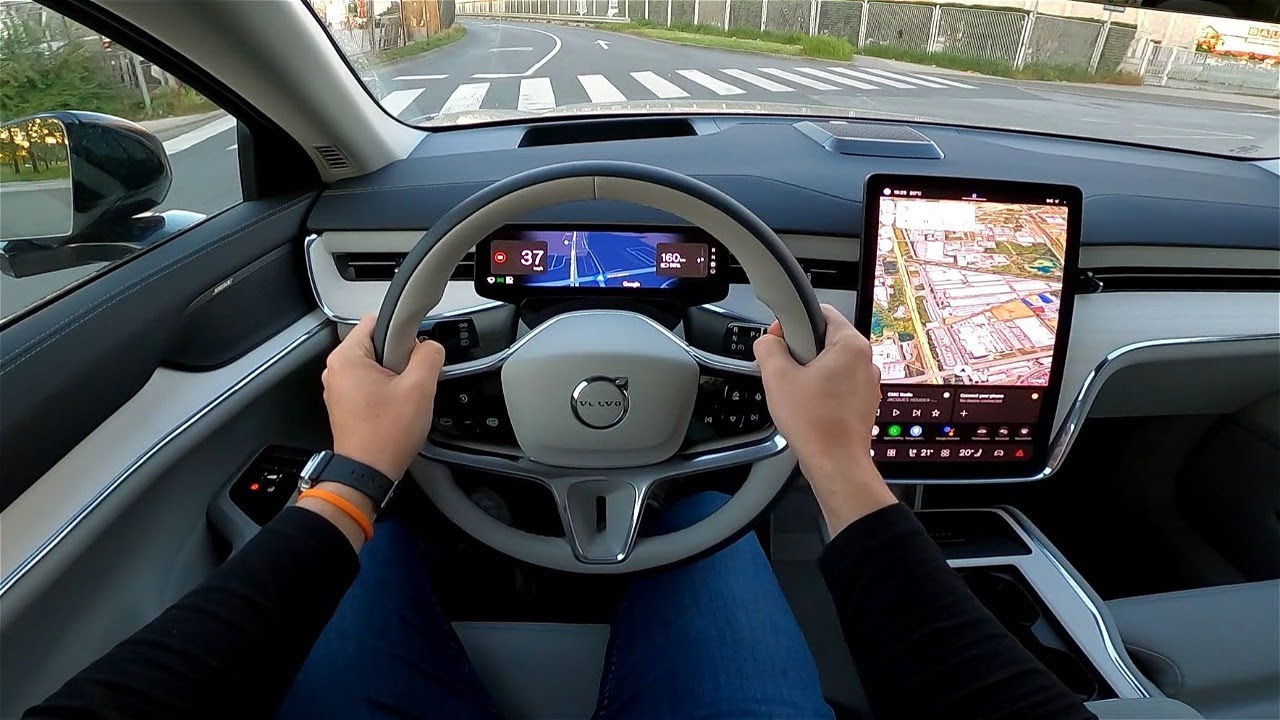 2025 Volvo EX90 [111 kWh, 517 HP] POV Test drive | Full-in depth review ...