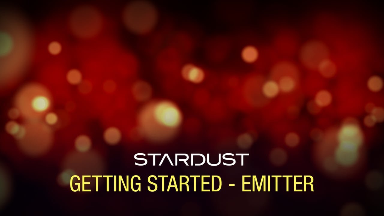 Stardust Getting Started Tutorial - Emitter Node - YouTube
