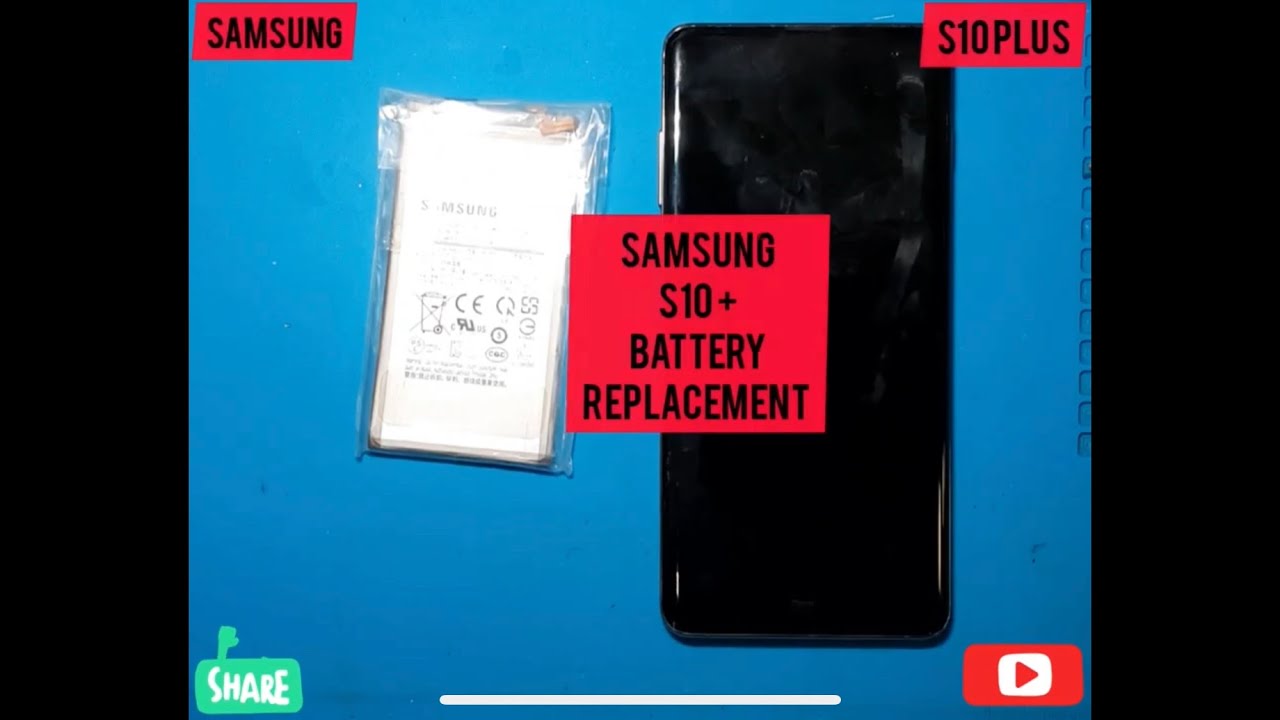 Samsung S10 Plus Battery Replacement #G975F - YouTube