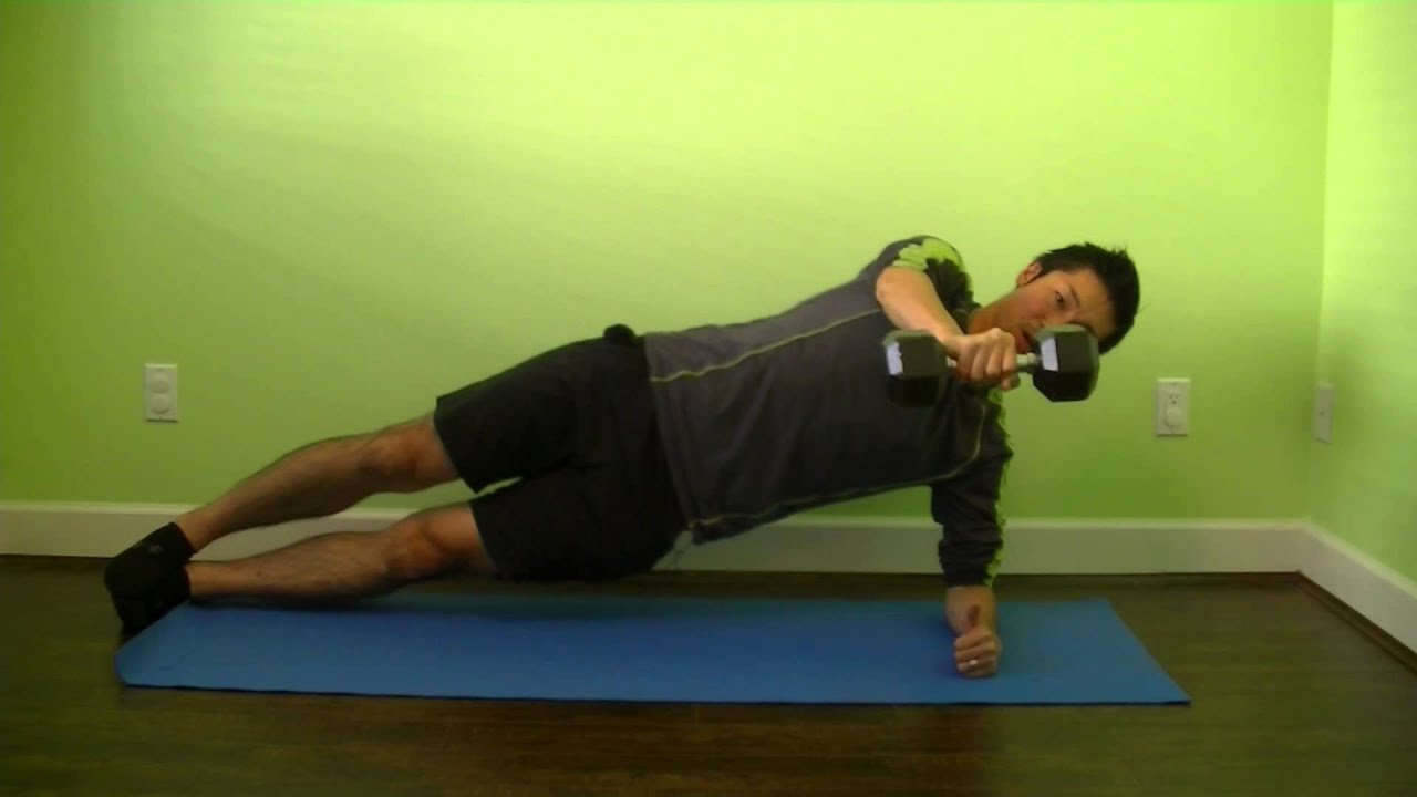 Side Plank Reverse Fly - YouTube