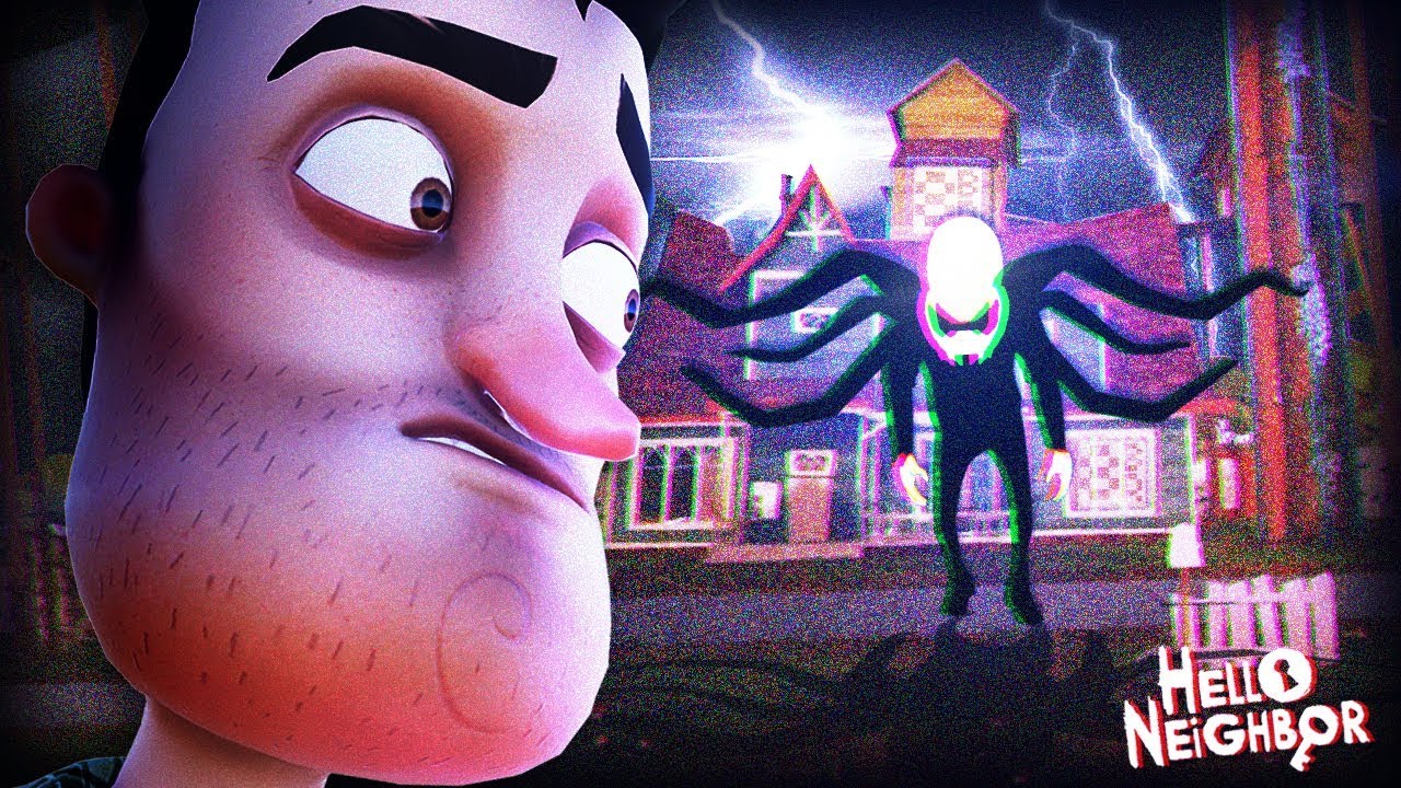SNEAKING INTO SLENDERMANS BASEMENT! || Hello Neighbor (MODS) - YouTube