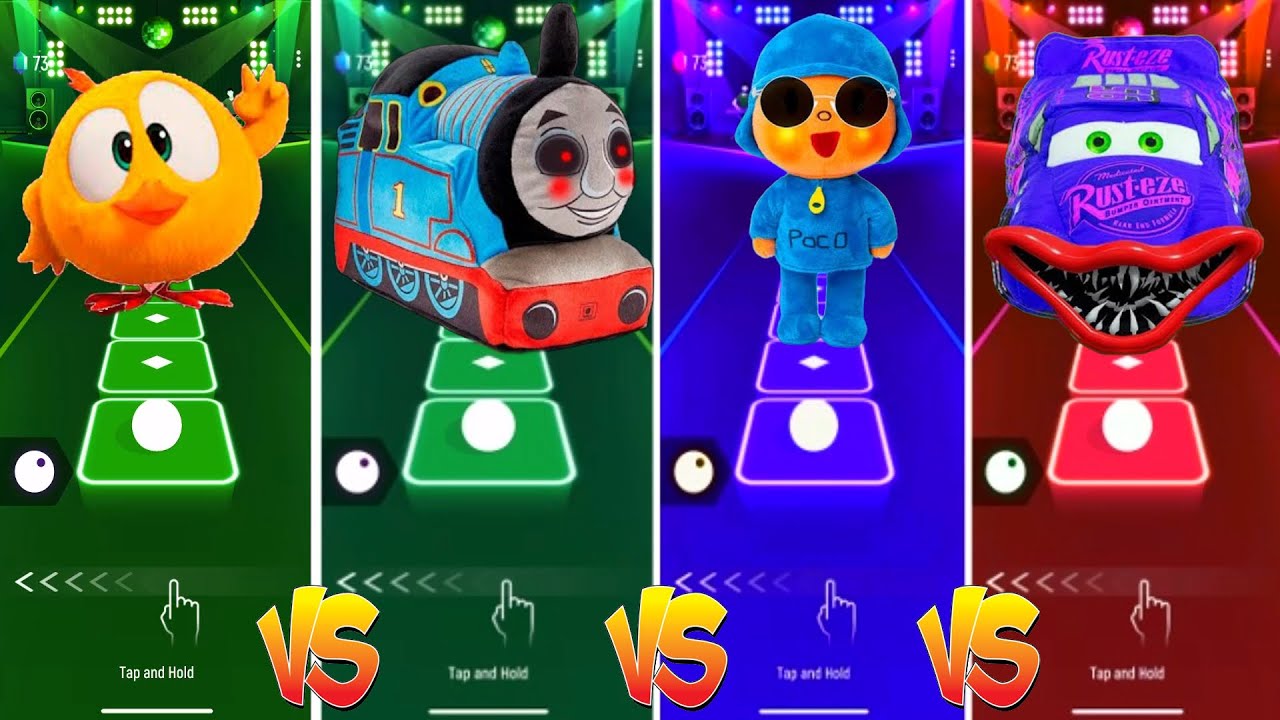Where's Chicky 🆚 Thomas Train EXE🆚 McQueen Eater 🆚Pocoyo. 🎶 Who Is Best ...