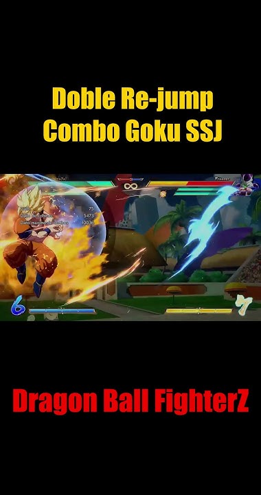 Doble Re-Jump goku SSJ #dbfz #dbz #tod #dragonballfighterz #dragonball #combo #combos #goku # ...