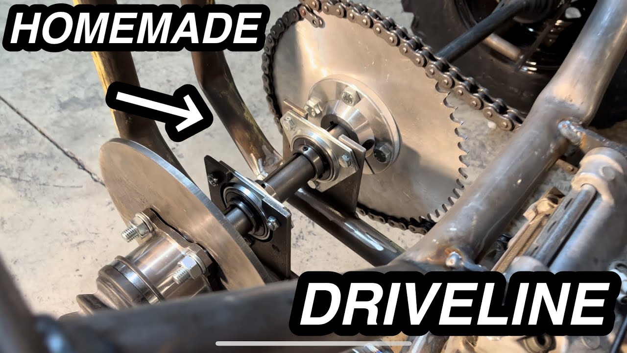 HOMEMADE CV DRIVELINE! GSXR 600 Cross Kart Build Series! - YouTube