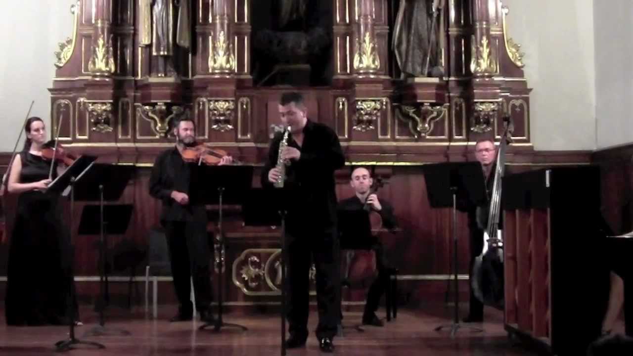 CONCERTO "for soprano saxophone" Alessandro Marcello - YouTube