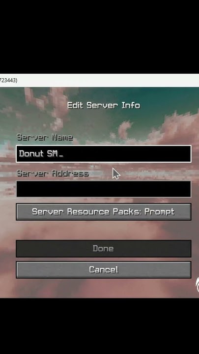 How To Join The Hardcore Server Donut SMP On Java Edition!! #donutsmp #viralshorts #shorts # ...