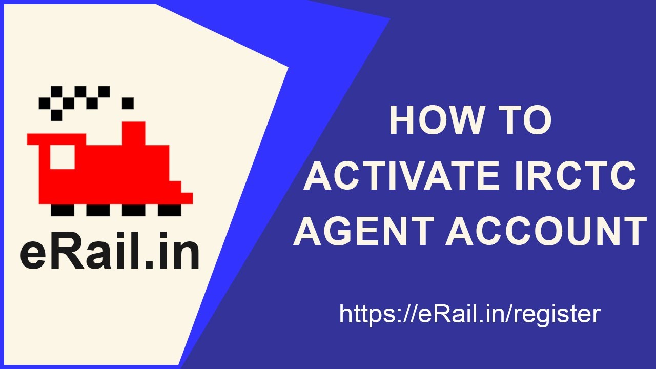 How to activate IRCTC agent id | How to update agent profile in IRCTC ...