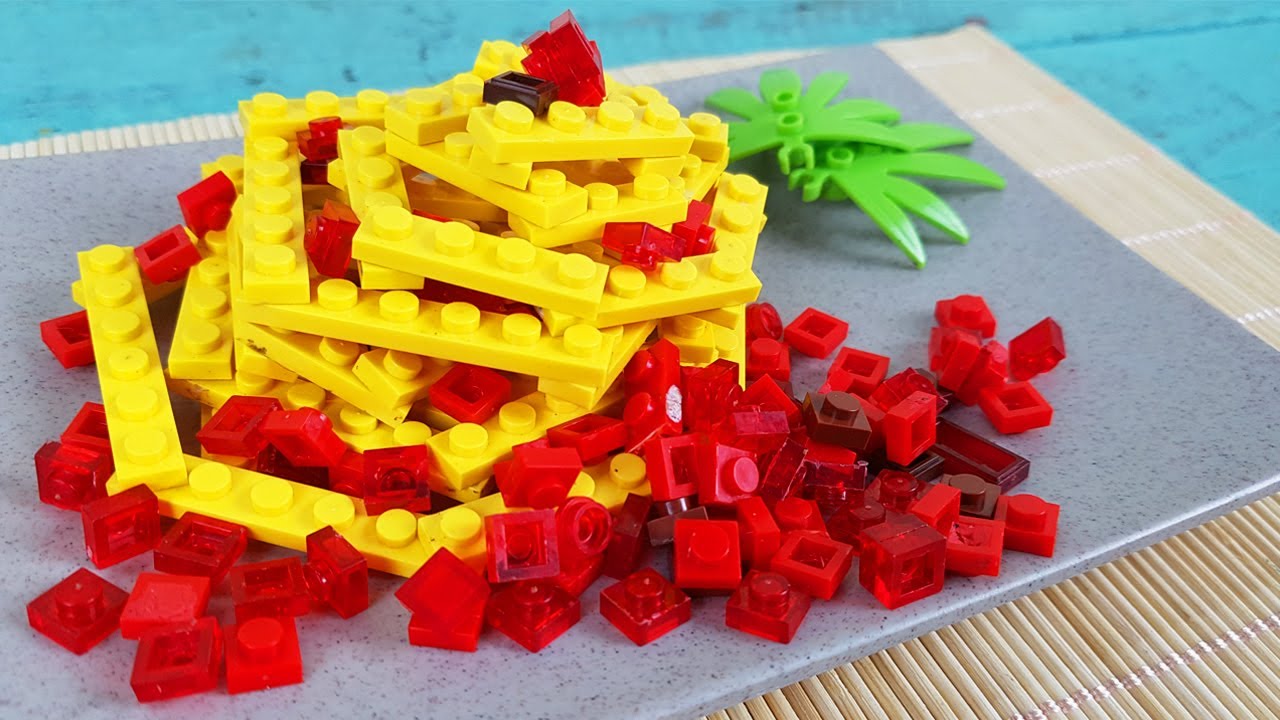Lego Spaghetti - Lego In Real Life 4 / Stop Motion Cooking & ASMR - YouTube