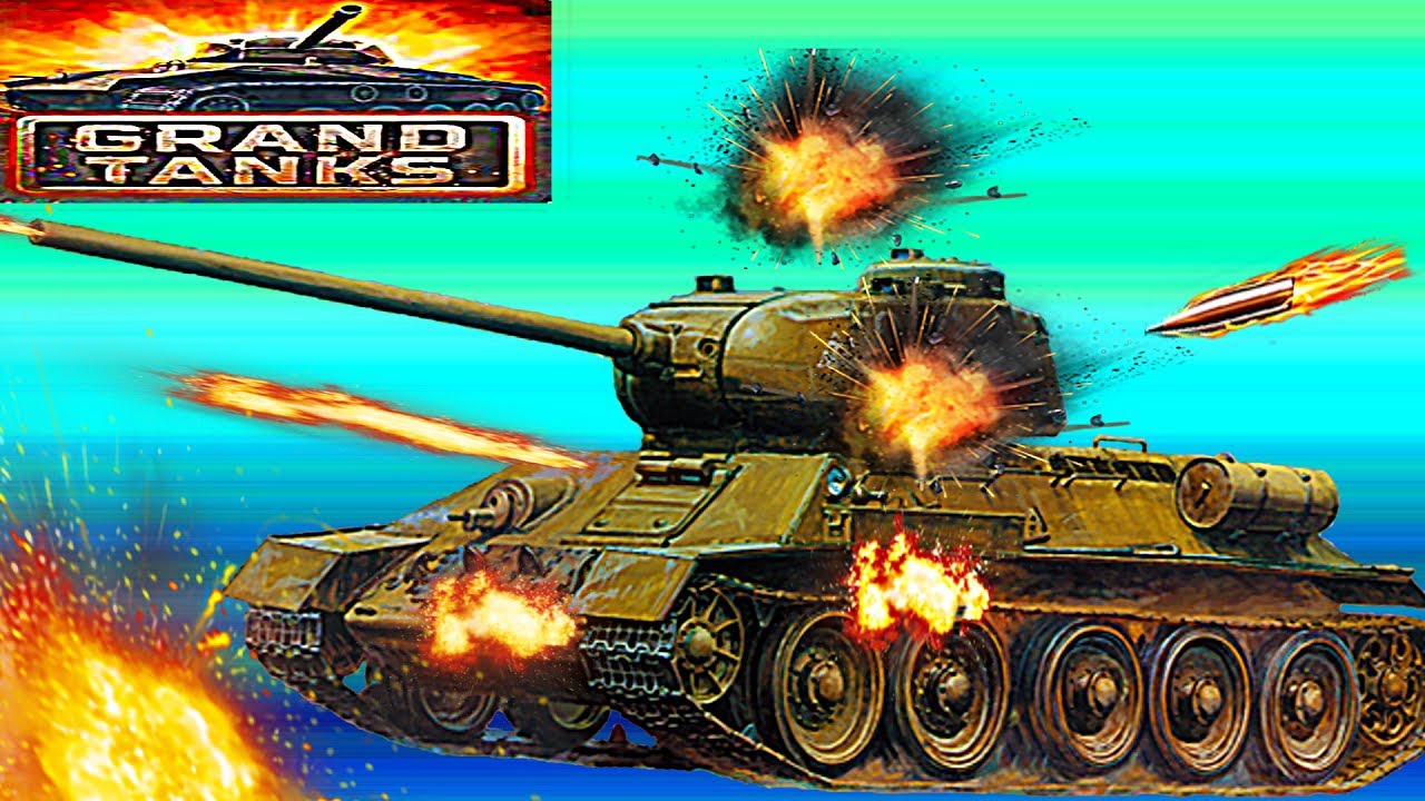 GRAND TANKS #5 Как world of tanks blitz Новое видео для детей новые ...