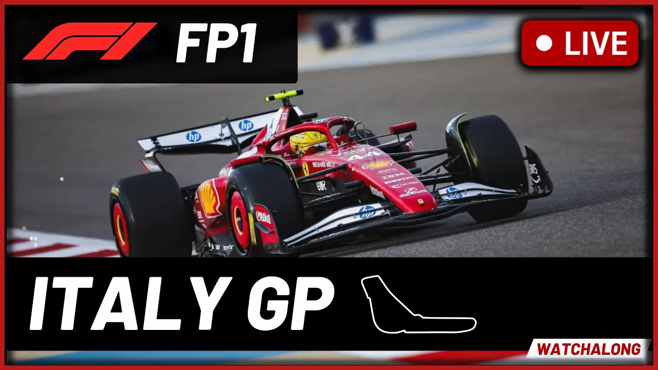 🔴F1 Live - Italian GP FP1 (Monza) - Full Commentary & Live Timings ...