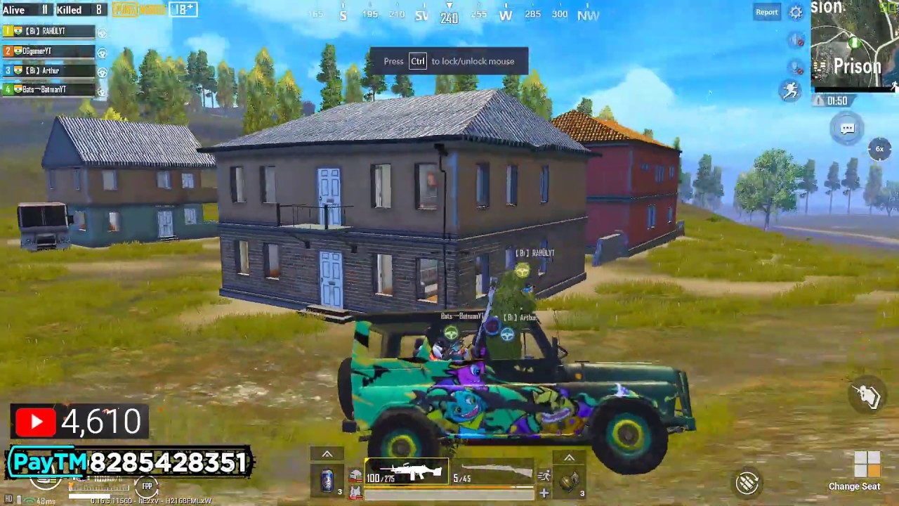 PUBG MOBILE LIVE FULL RUSH GAMEPLAY WITH DGgamerYT | PUBG LIVE - YouTube