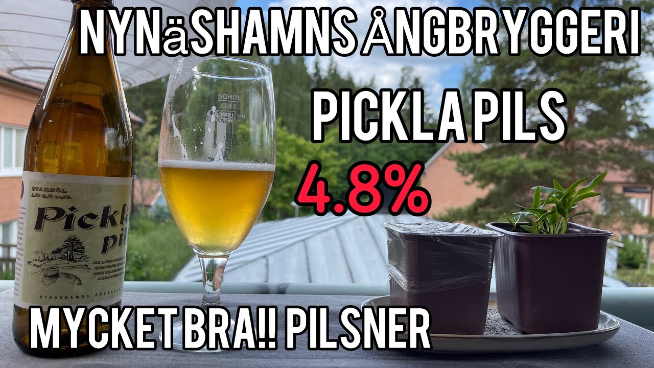 Pickla Pils || Nynäshamns Ångbryggeri 🇸🇪 - YouTube