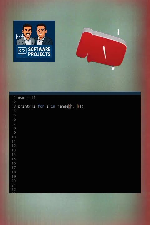 Find All Factors of Any Number Using Python 🧠 | Beginner Friendly ...