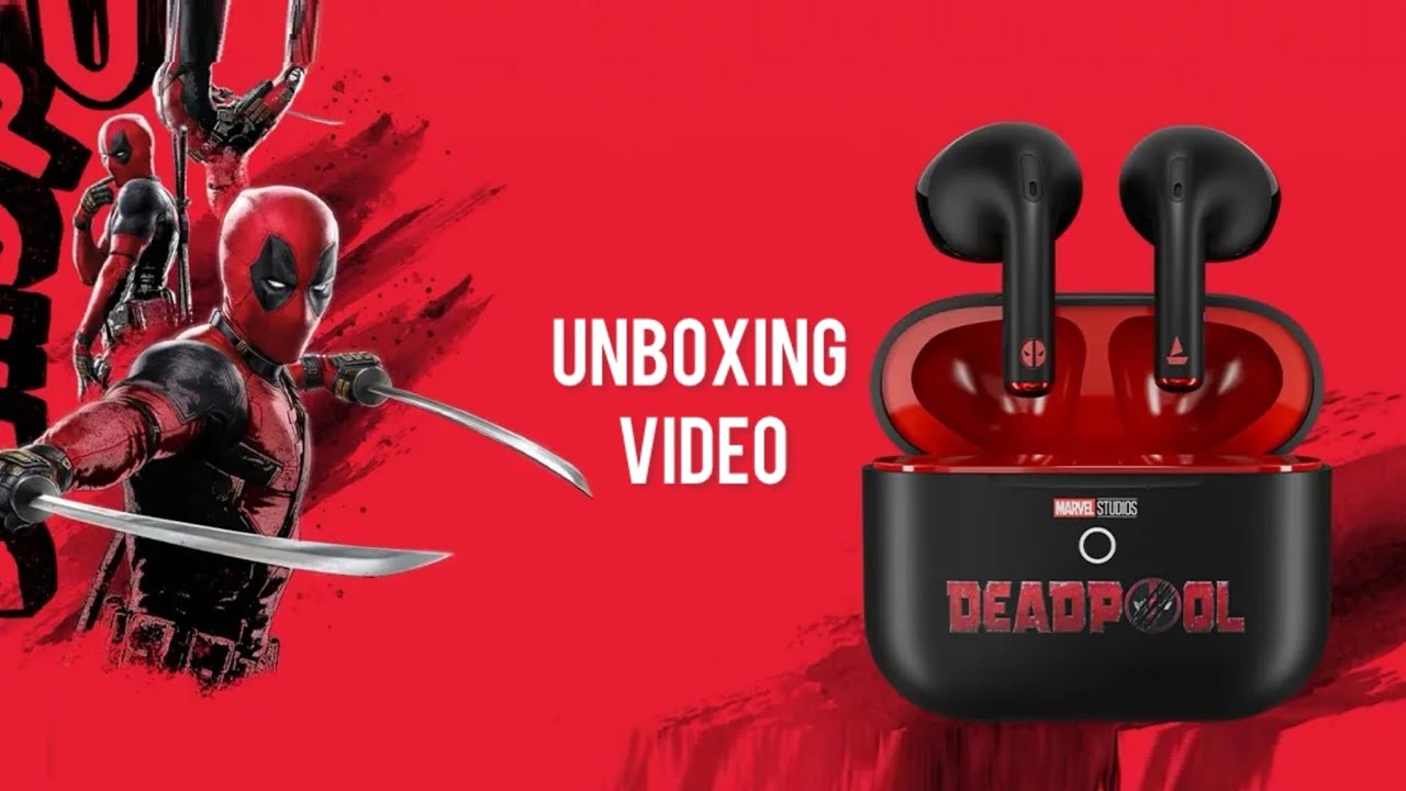 Boat airdopes alpha DEADPOOL and WOLVERINE limited edition 2024 model ...