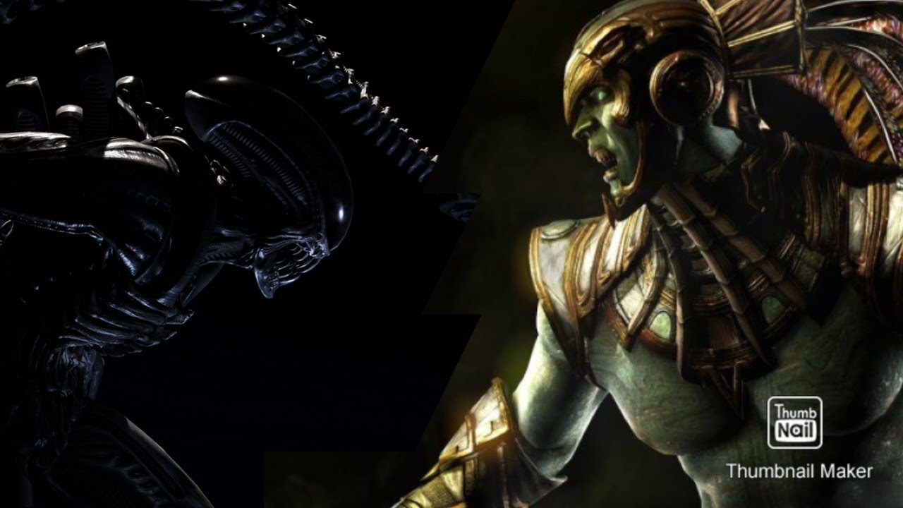 CROSSBONES| MORTAL KOMBAT X KOTAL KAHN VS ALIEN - YouTube
