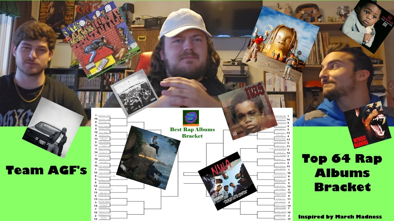 Our Top 64 Rap Albums Bracket - YouTube