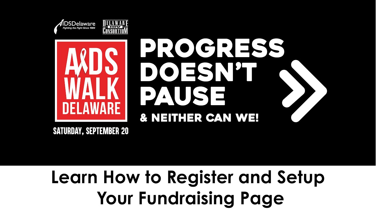 2025 AIDS Walk Delaware Registration Video - YouTube