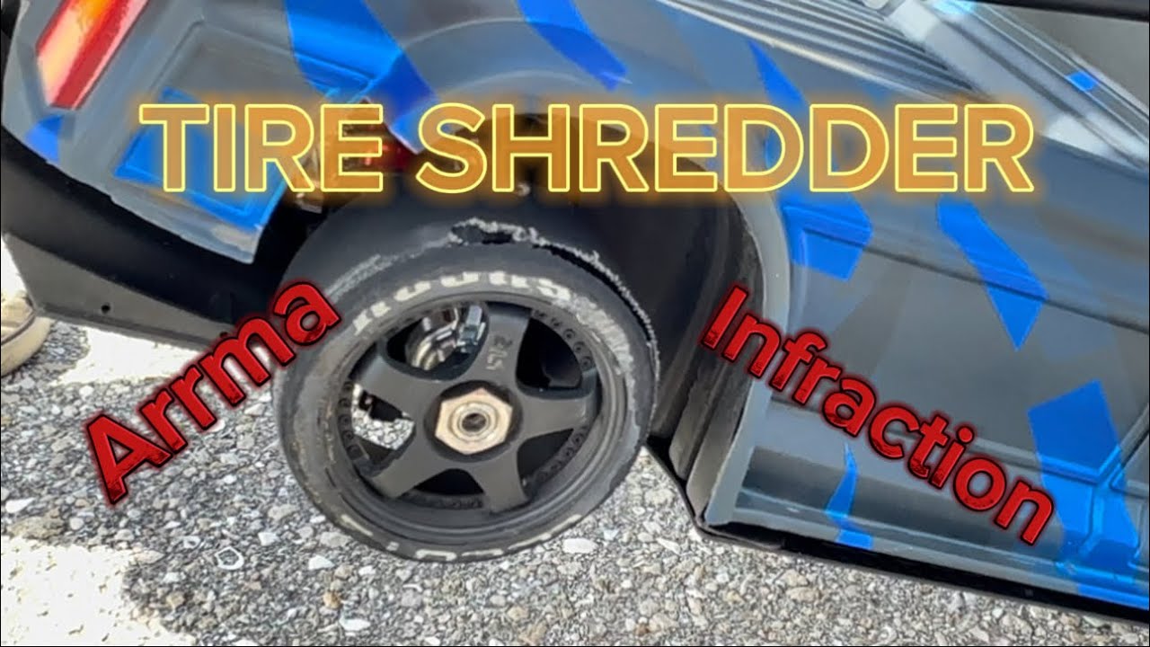 Certified RIPPER (Tire Shredder) #arrma #infraction #rc #burnout - YouTube
