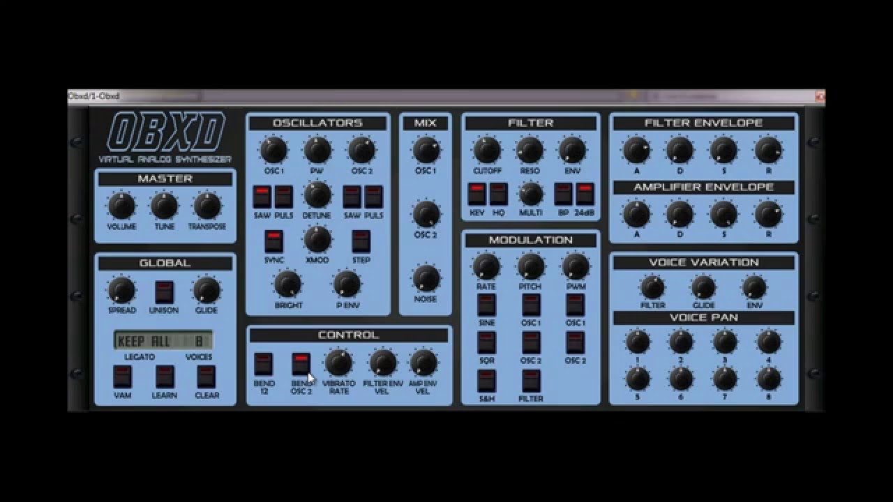 OBXD - Free VST Plugins - YouTube