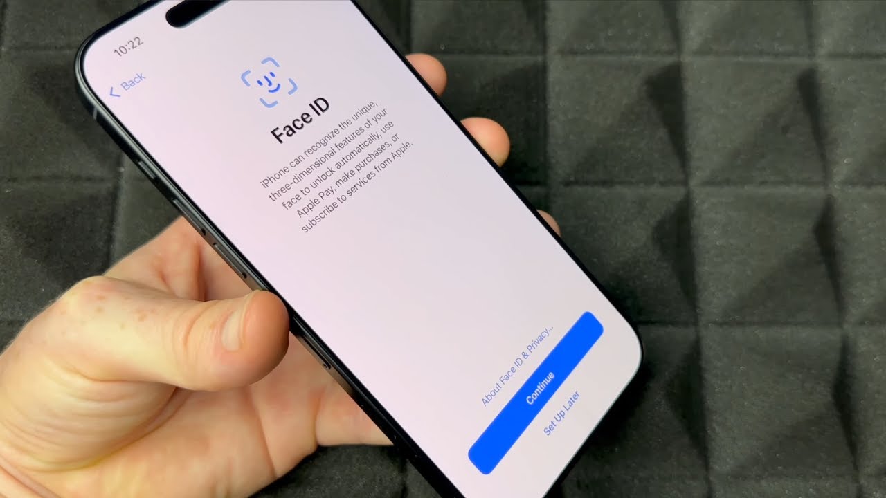 How to Set Up Face ID on iPhone 16 Pro Max - YouTube