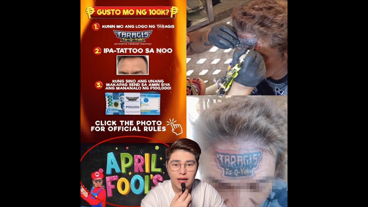 Taragis Takoyaki Tattoo Issue - April Fools Prank Gone Wrong! - YouTube