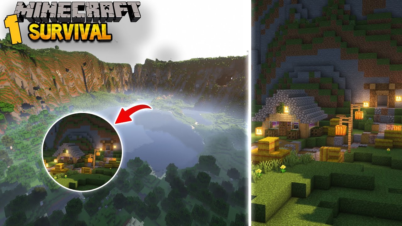 The Best Start Ever in Minecraft Survival... ( #1 ) - YouTube
