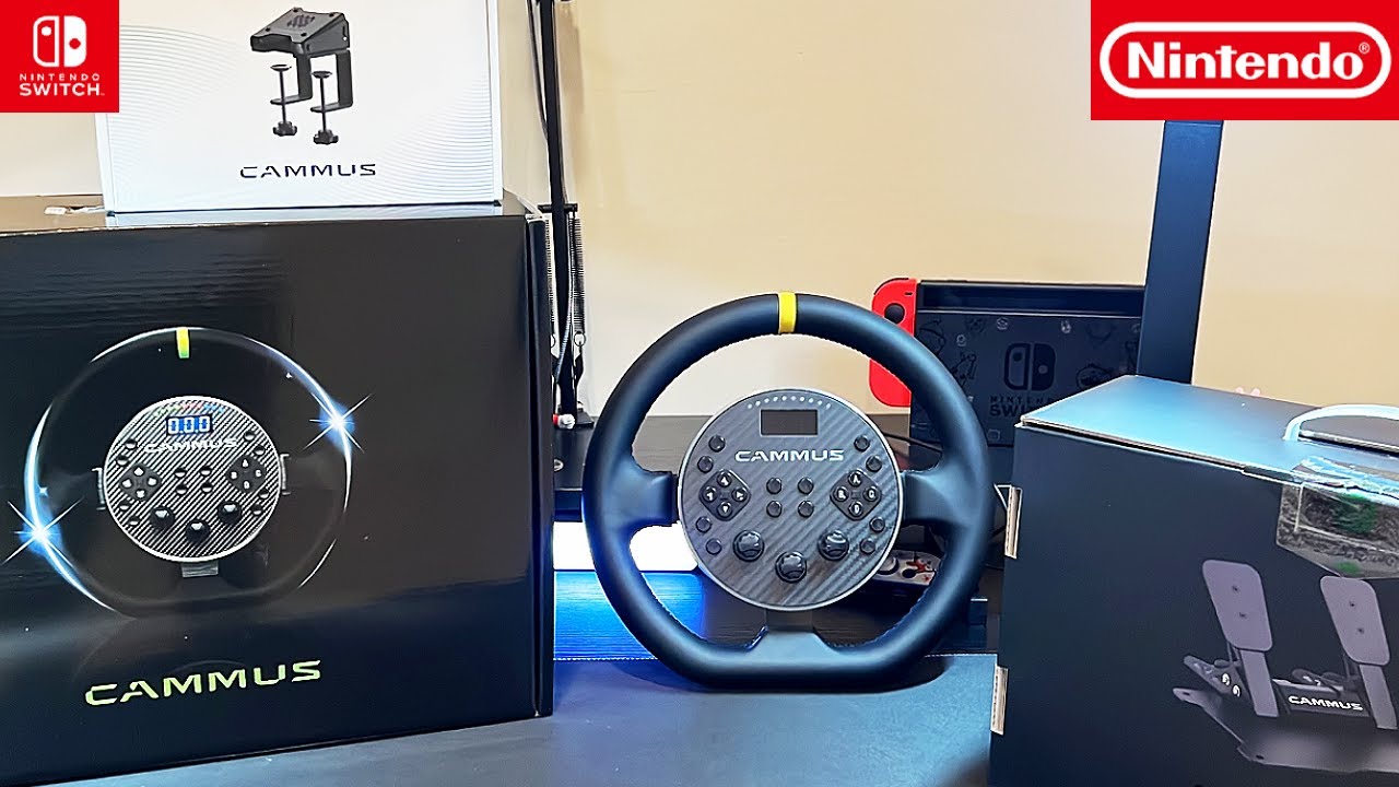 Unboxing and Setup - CAMMUS C5 Racing Wheel Bundle | Gameplay - YouTube