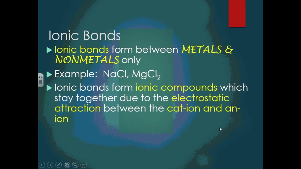 Ionic Bonds & Covalent Bonds Lab Review - YouTube