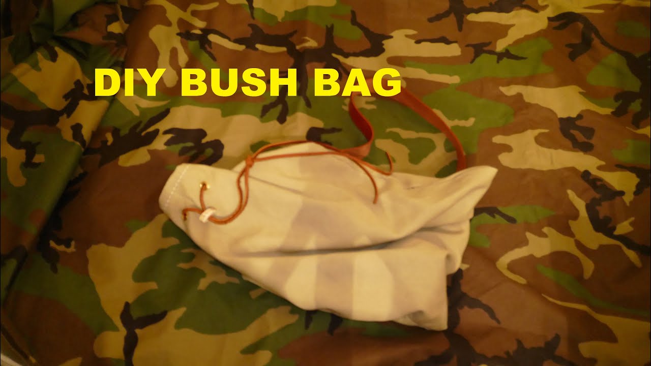 DIY Bush Bag for Bushcraft - YouTube