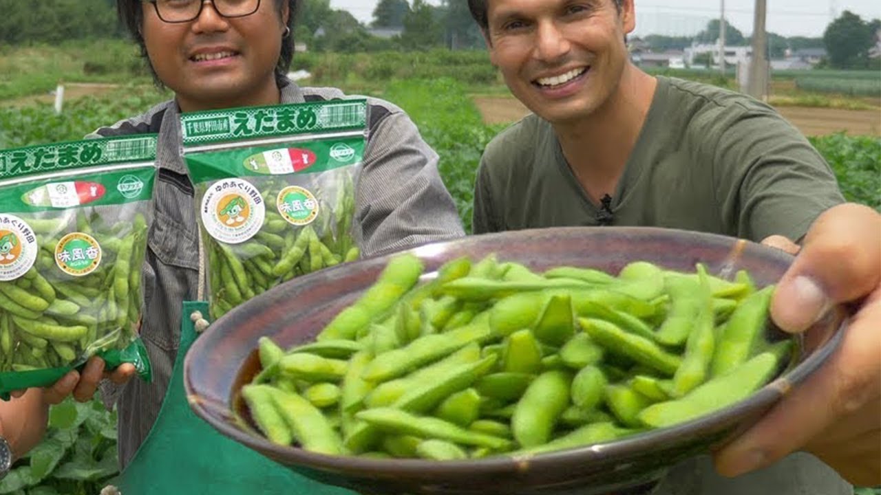 Edamame Farm | Japanese Superfood Snack Adventure ★ ONLY in JAPAN - YouTube